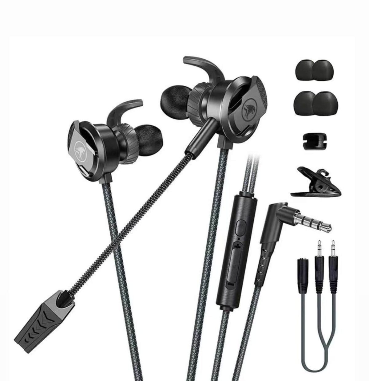 Plextone RX3 Pro L-Shaped HiFi Sound In-Ear Headphones Pubg